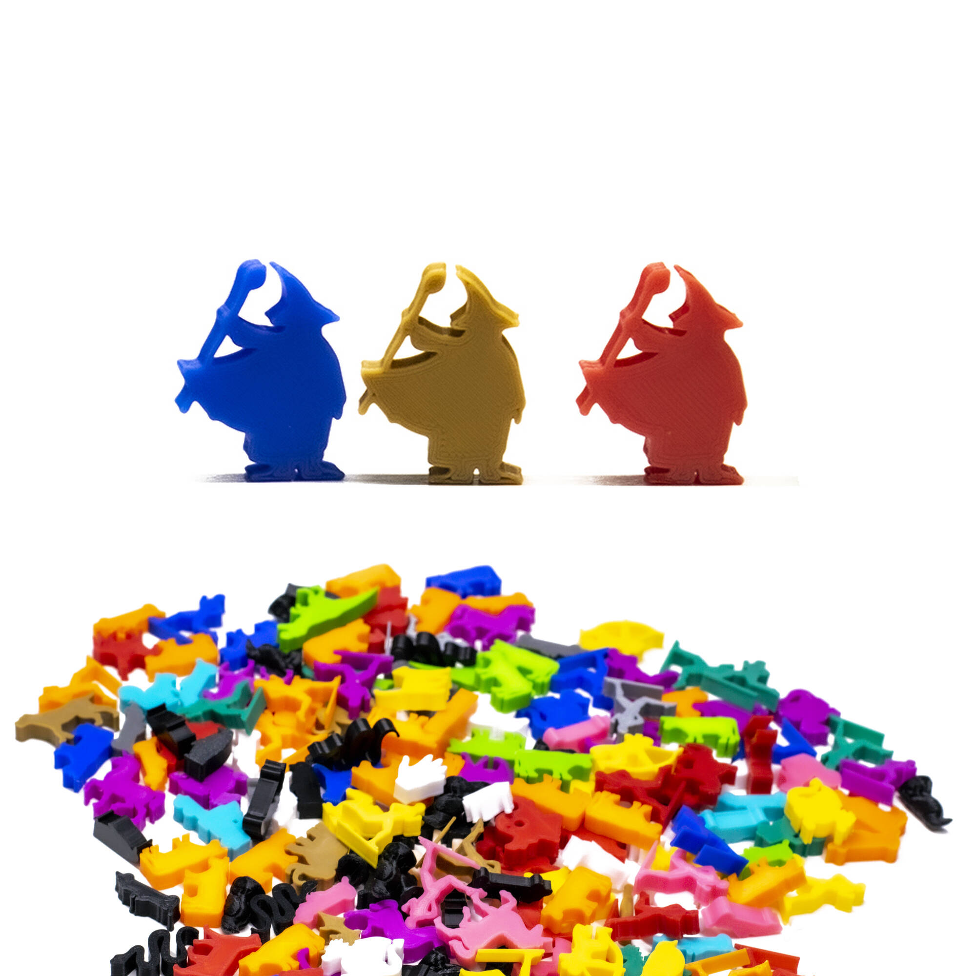 Mage, Wizard Figures for Board Games - Board Game Accessories Pieces ...